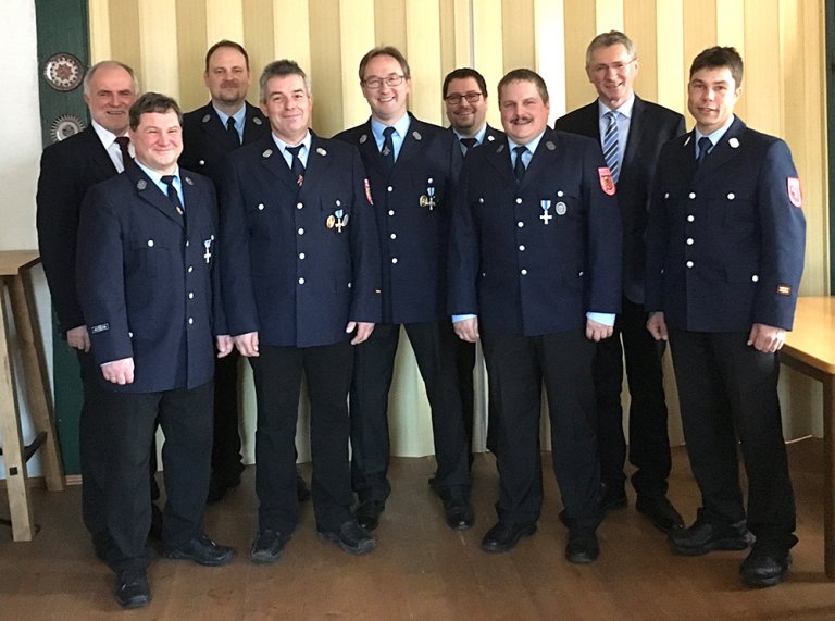 Bayerisches Feuerwehrkreuz in Gold bei der FFW Wassermungenau ...